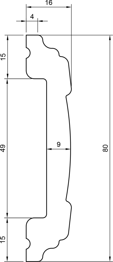 Wall Moulding - CW13 • Arte Design & Colore